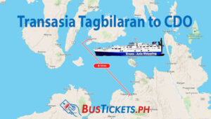Transasia Tagbilaran to Cagayan de Oro Ferry: Schedule & Rates